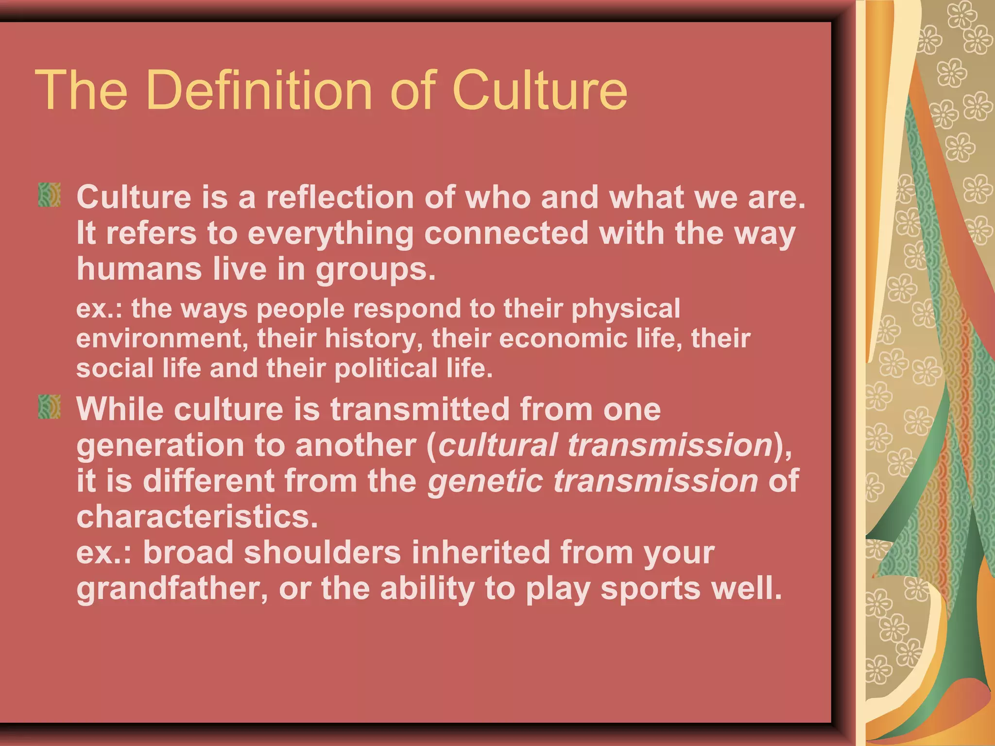 Culture power point ENGLISH | PPT