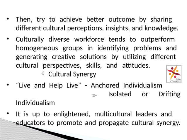 Cultural awareness training session pptx | PPTX