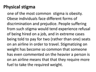 unit 5 Culture, prejudice, stigmatization, and discrimination | PPTX