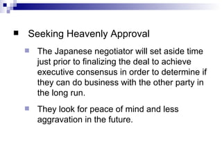 Cultural negotiation styles | PPT