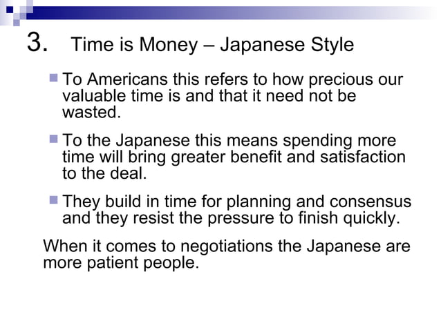 Cultural negotiation styles | PPT | Business and Finance