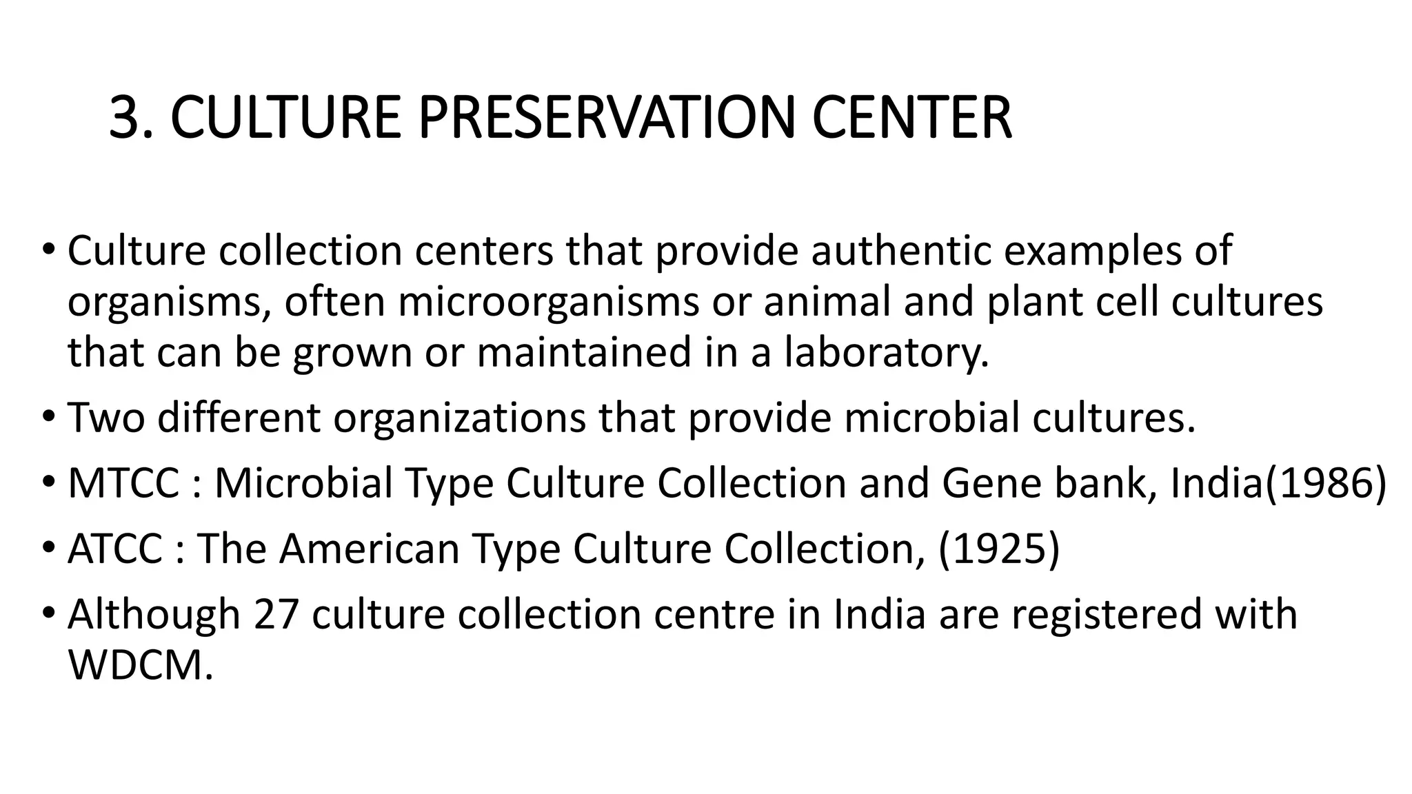 Culture preservation | PPTX