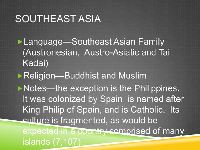 Culture realms (use with culture realms core map) | PPTX | Asia Travel ...