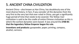 CIVILIZATIONS OF THE WORLD | PPTX