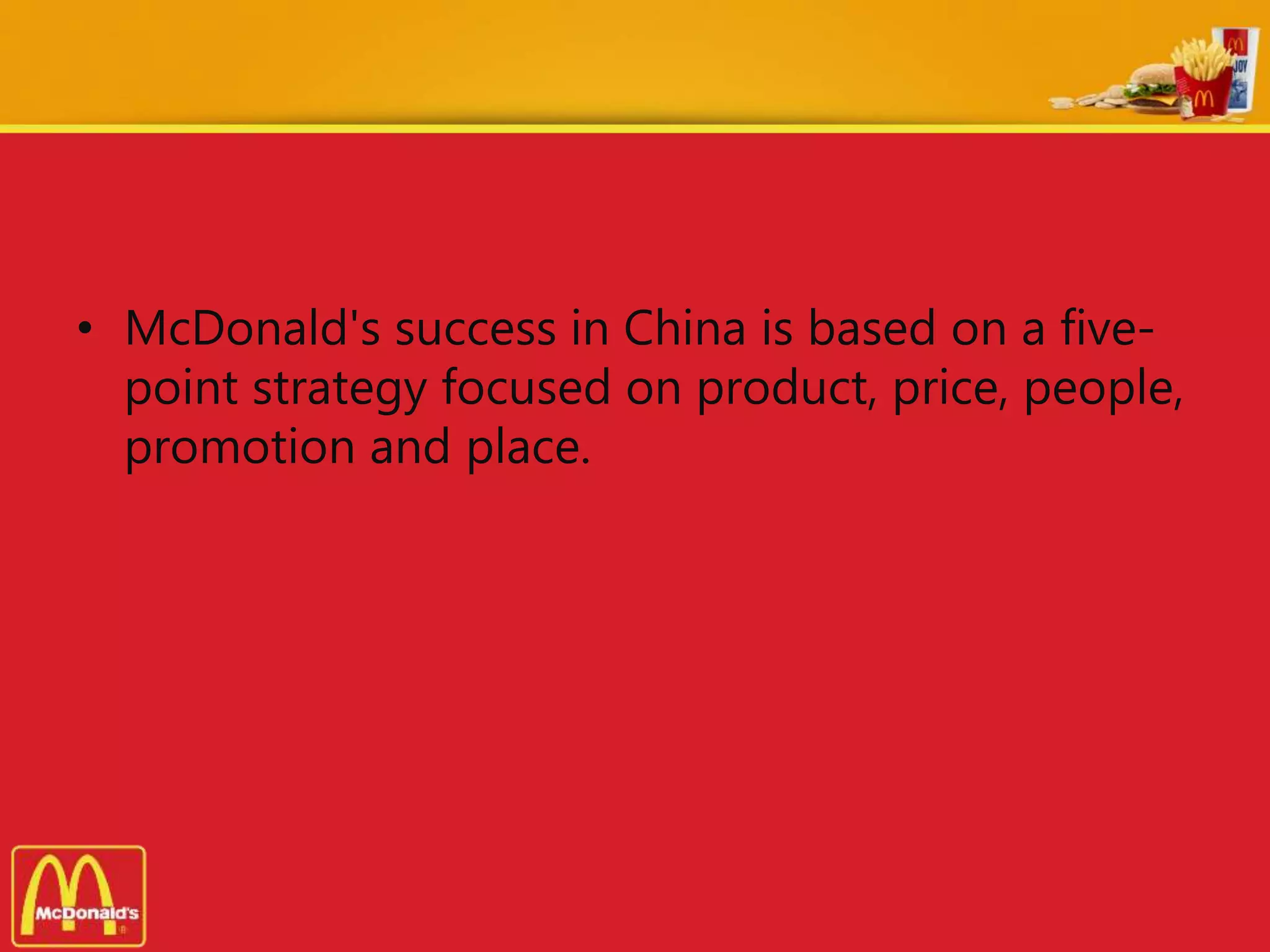 Cultures adapted by mc donalds | PPTX