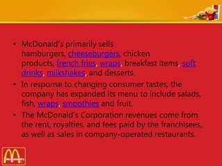 Cultures adapted by mc donalds | PPTX