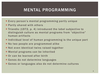 Culture’s consequences – excerpts from hofstede book.pptx | Science