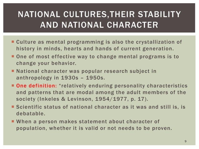 Culture’s consequences – excerpts from hofstede book.pptx