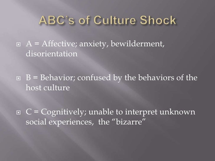 Culture shock