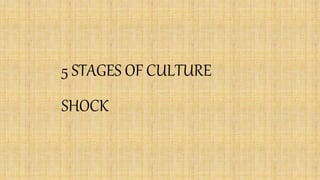 Culture shock | PPTX