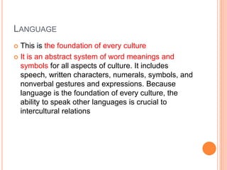 Sociology XII: Culture | PPTX