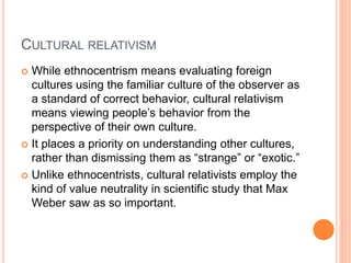 Sociology XII: Culture | PPTX
