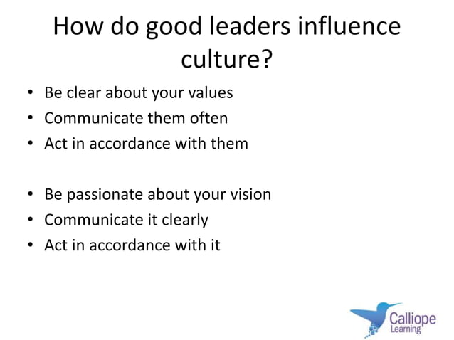 Building a Great Organizational Culture | PPTX