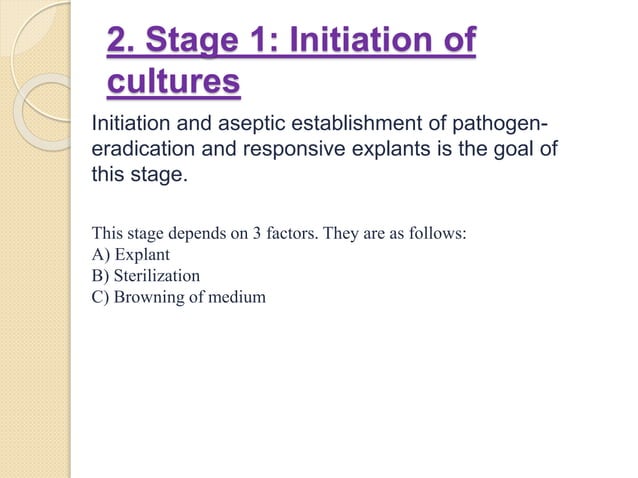Culture stage 1 initiation stage | PPTX
