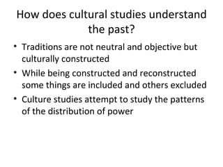 Culture studies intro | PPT