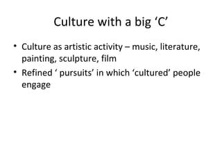 Culture studies intro | PPT