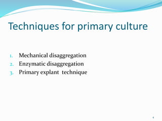 Culture techniq and type of animal cell culture | PPT