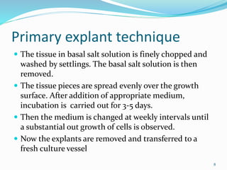 Culture techniq and type of animal cell culture | PPT