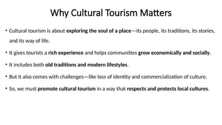 Cultural Tourism: Discovering the World Through Traditions and Heritage ...