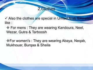 Culture & Tradition In United Arab Emirates | PPTX