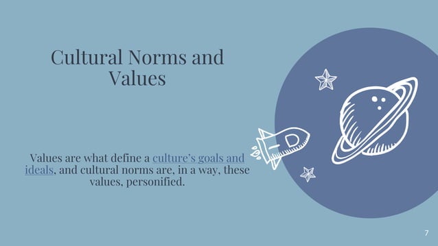 This presentation explains the causes of cultural violence and ...