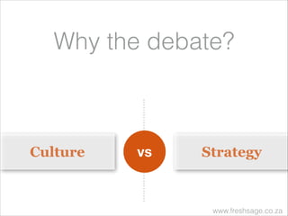 Culture vs strategy | PDF