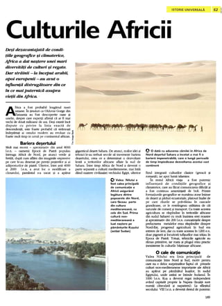 Culturile africii | PDF