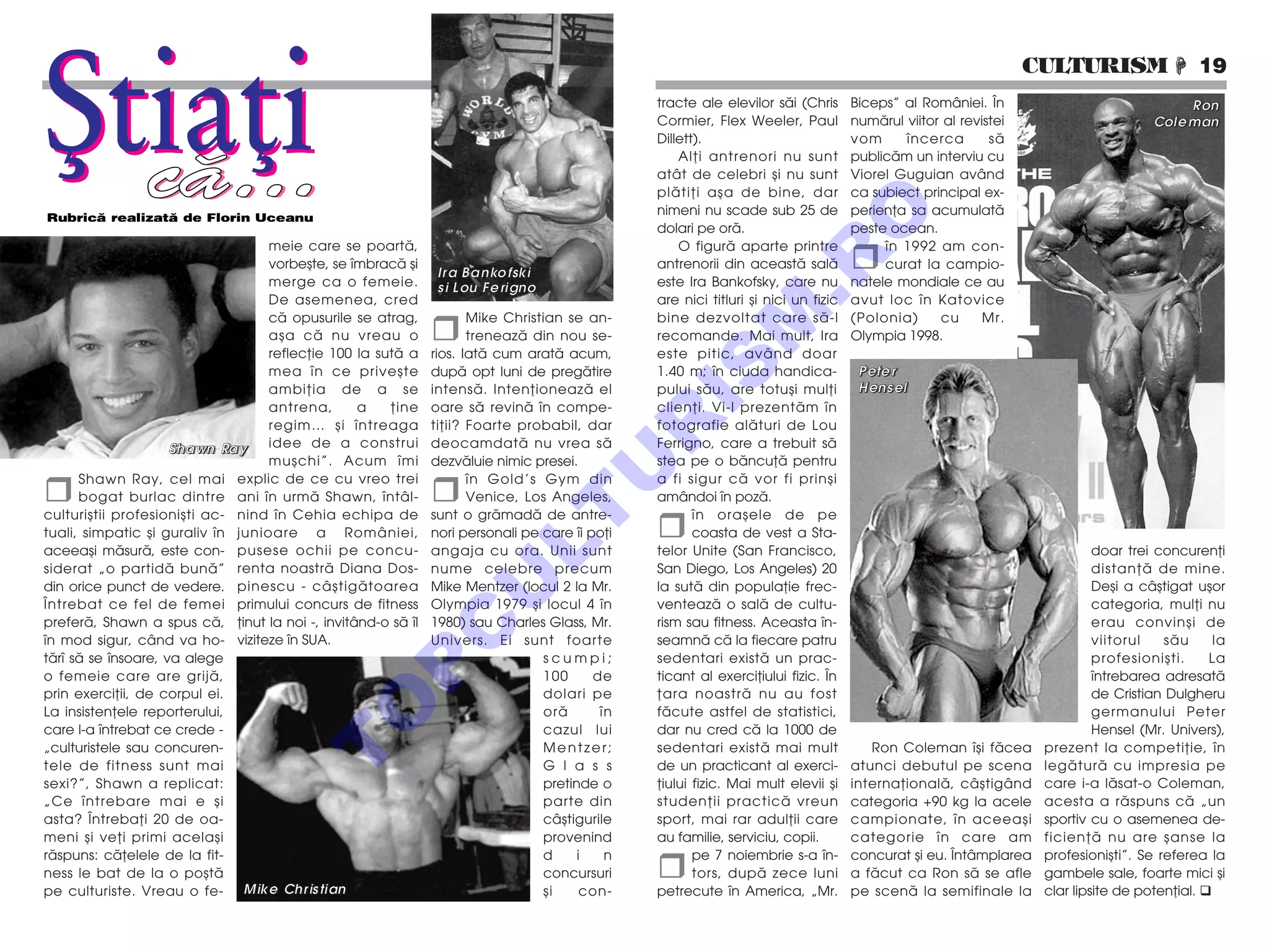 Revista Culturism nr.91 (12/1998) | PDF