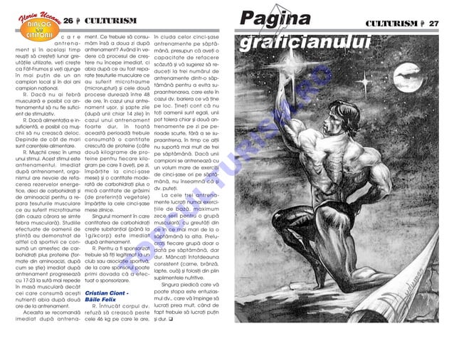 Revista Culturism nr.91 (12/1998) | PDF
