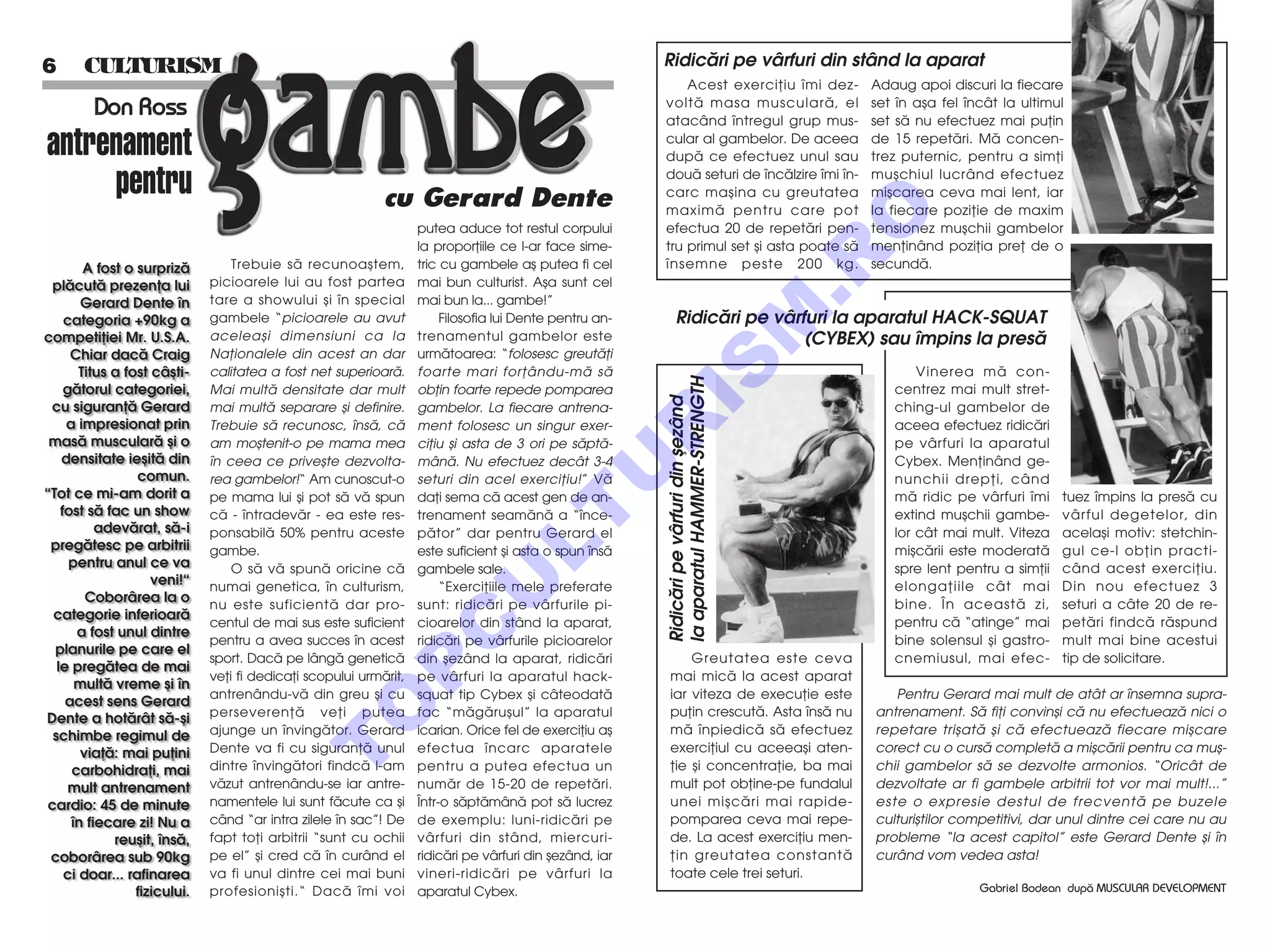 Revista Culturism nr.92 (1/1999) | PDF