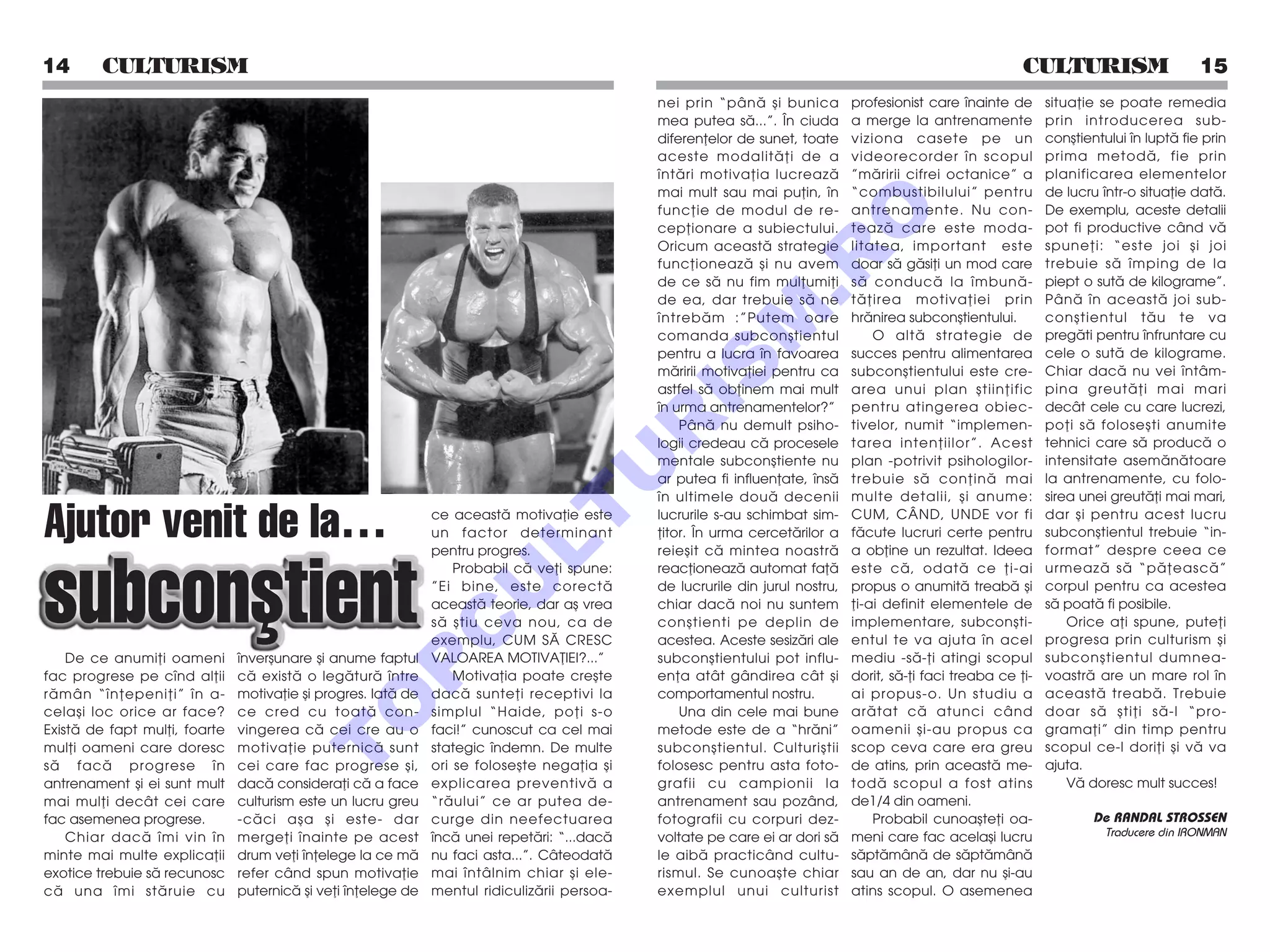 Revista Culturism nr.92 (1/1999) | PDF