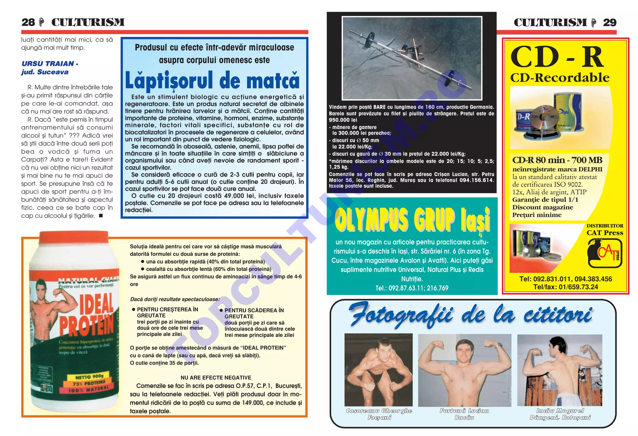 Revista Culturism nr. 118 (4/2001) | PDF