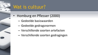 Cultuur in kaart brengen en veranderen met CTT | PPT