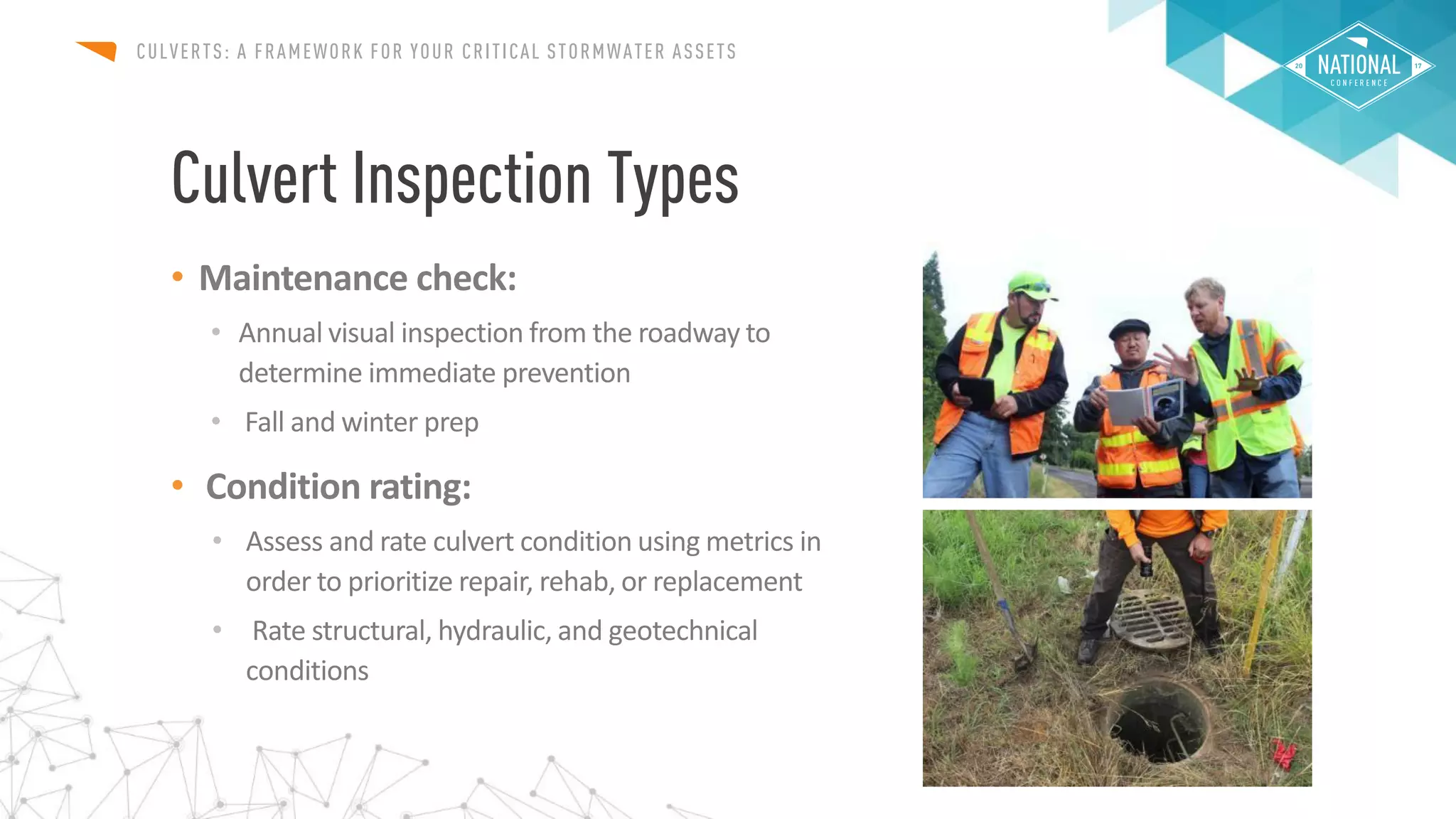 Culverts : A Framework for Your Critical Stormwater Assets | PDF