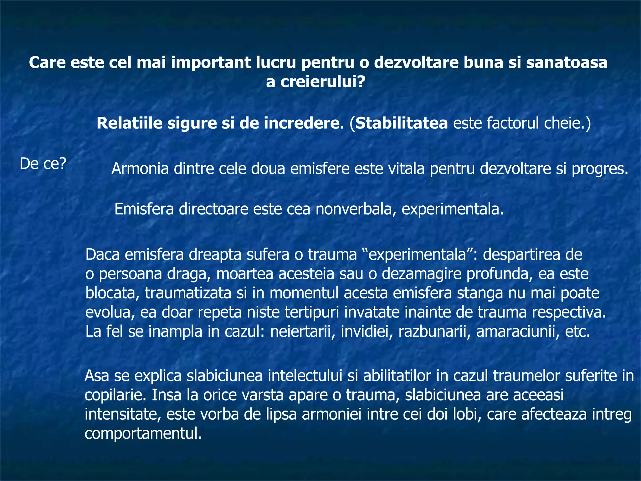 Cum Functioneaza Creierul 1 | PPT