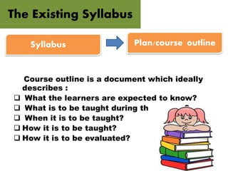 The Basis for Curriculum and Syllabus Designing | PPTX