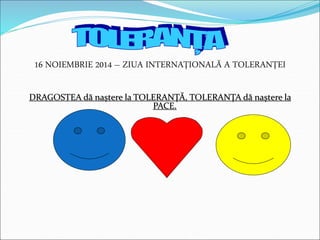 Cum arata toleranta | PPT