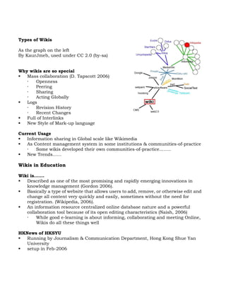 Wikimedia, MediaWiki & Education in IT: Notes | PDF