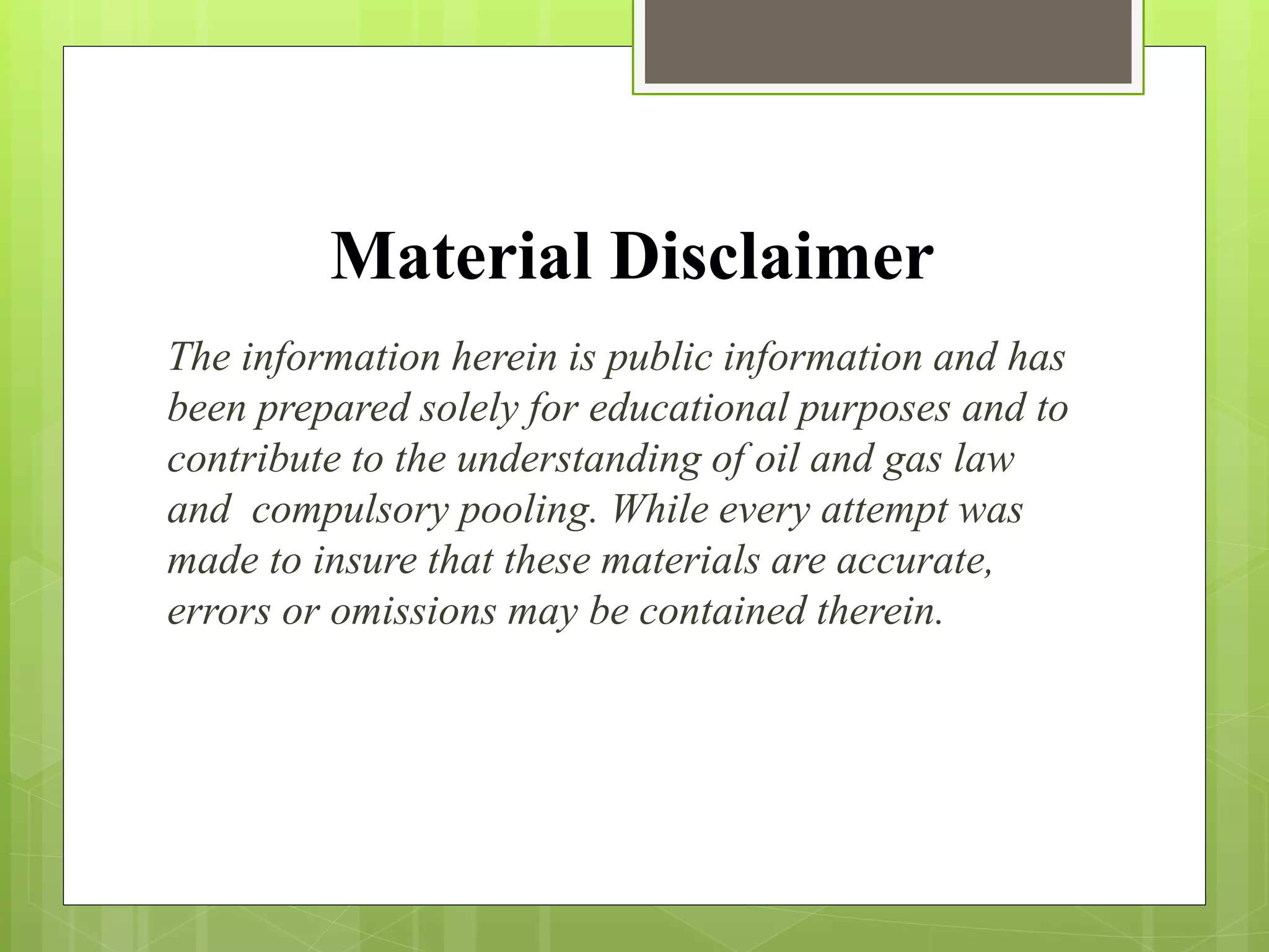 What is Pooling? An Overview of Pooling in Five Oil and Gas Producing ...