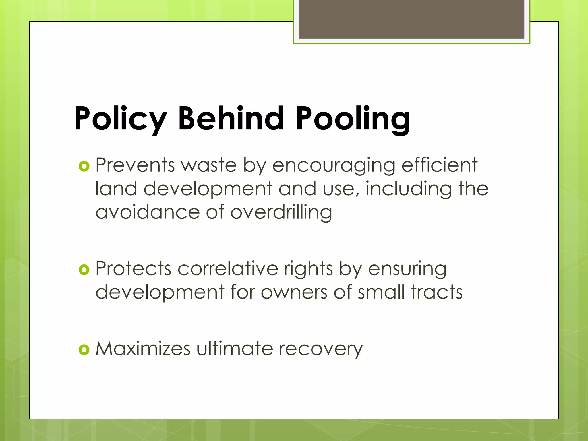 What is Pooling? An Overview of Pooling in Five Oil and Gas Producing ...