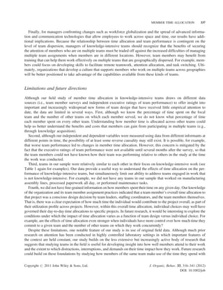 Time allocation matters in geographically dispersed teams | PDF