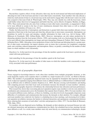 Time allocation matters in geographically dispersed teams | PDF