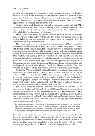 Cummings 2009 pedagogy of choice 1 (sbarboni) | PDF