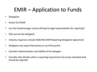 Cummings Law and Lloyd Law - Funds and EMIR compliance 17/06/14 | PPT