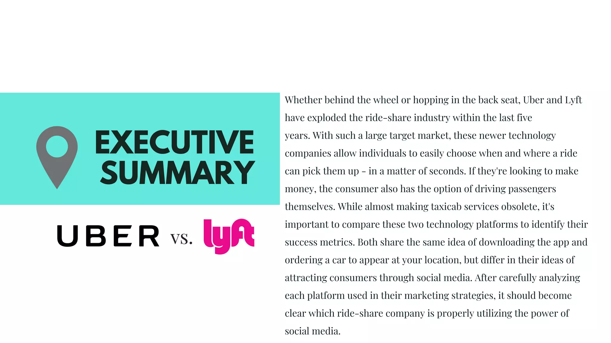 Uber vs. Lyft Brand Comparison | PDF