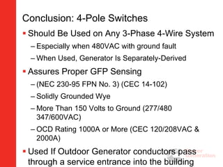 ATS, Grounding Issues & Installation Considerations | PDF