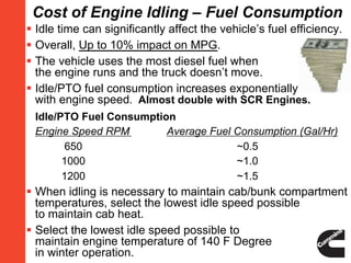 Cummins - Idling Myths | PDF