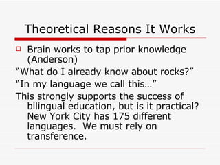 Cummins’ Interdependence Hypothesis | PPT