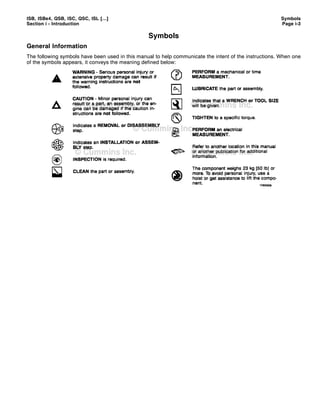 Cummins isc engines service repair manual | PDF