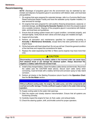 Cummins mercruiser qsd 2.0 l diesel engine service repair manual sn ...